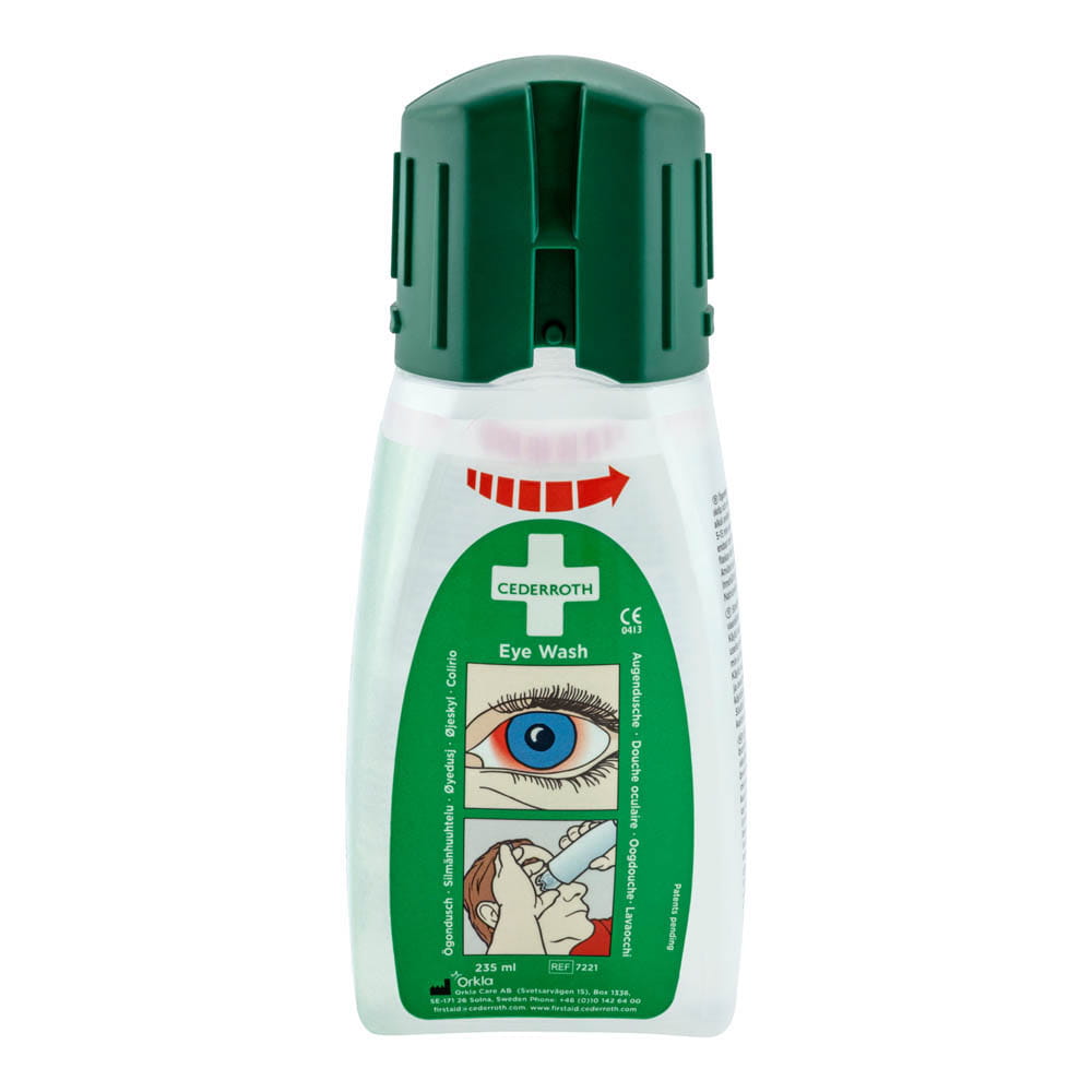 Augendusche, mobil, sterile Kochsalzlösung, 235 ml – | eberSHOP.de